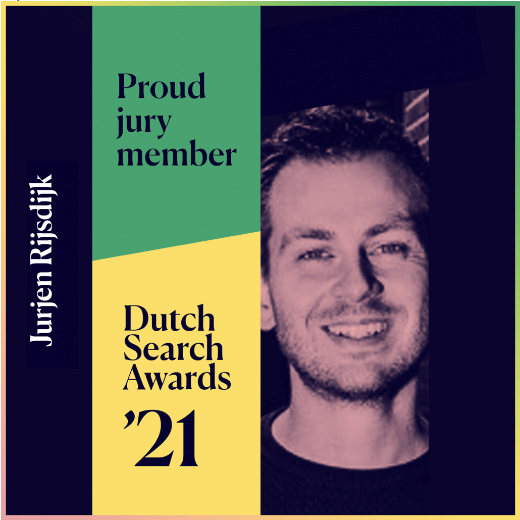 Jurjen jurylid Dutch Search Awards 2021!